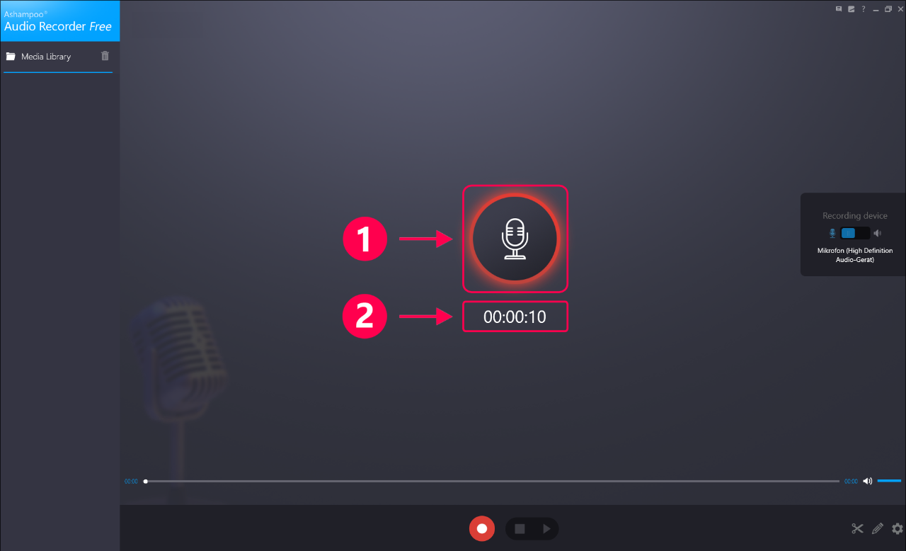 Audio Recorder Free: Record from your mic or what you hear fuss-free ...